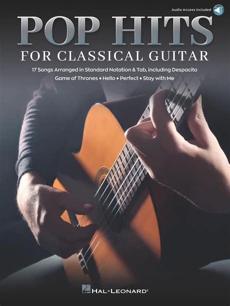 Pop Hits For Classical Guitar Songs Arranged In Standard Notation