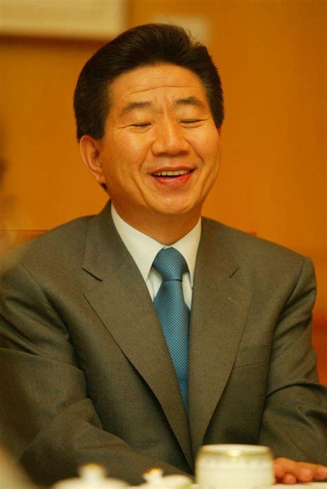 노무현사료관 한겨레신문과 인터뷰 중 미소짓는 노무현 대통령