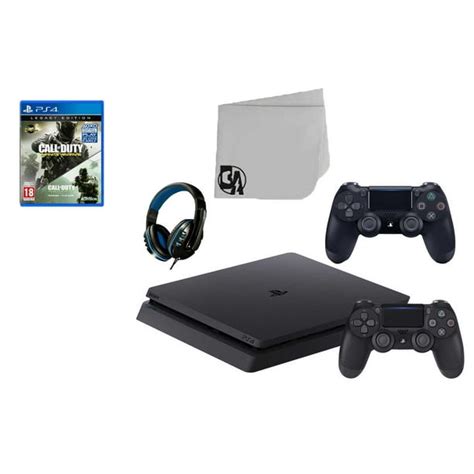 Sony 2215a Playstation 4 Slim 500gb Gaming Console Black 2 Controller
