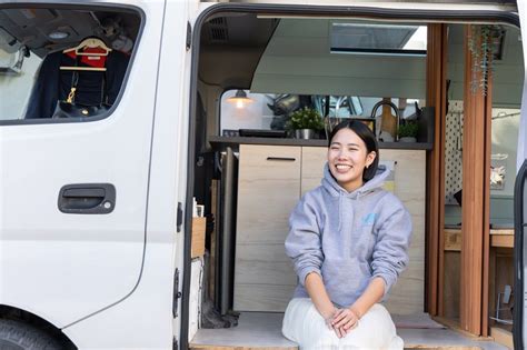 画像 バンライフ女子大生､自由な車上生活を選んだ訳 キャンピングカー生活を送りながら大学へ通う トレンド 東洋経済オンライン
