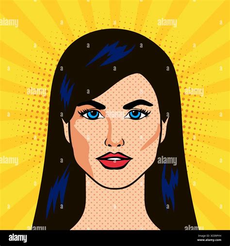 Beautiful Girl Creative Art Stock Vector Images Alamy