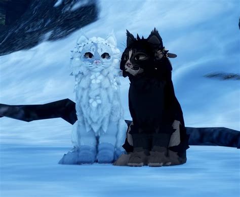 WCUE White Blue Black Brown Kit Morphs Warrior Cats Art Warrior