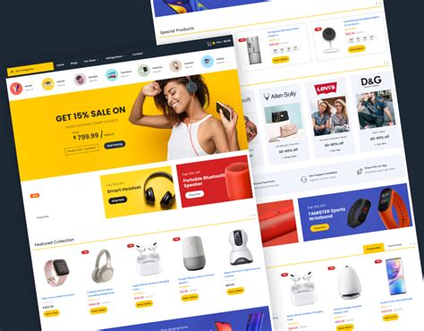 shopify developer shopify landing page ui ui ux behance