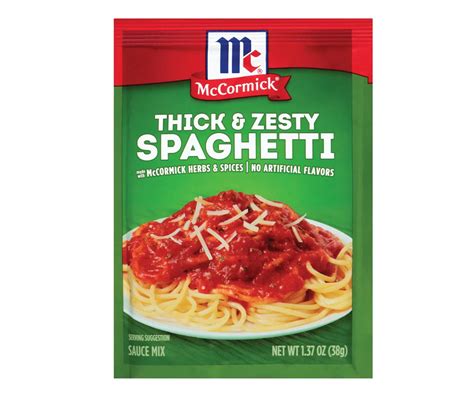Mccormick Thick And Zesty Spaghetti Sauce Mix 137 Oz Big Lots