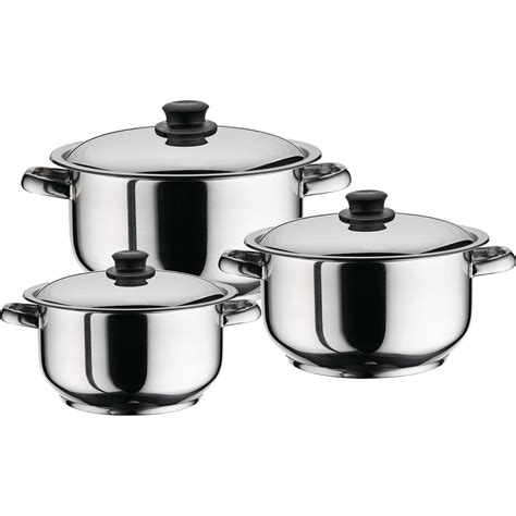 Set 3 Oale Cu Capac Begonya Inox Emag Ro