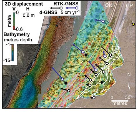 ripley landslide surface displacement data derived from uav overflights