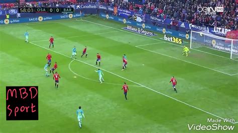 أهداف مباراة برشلونة ضد أوساسونا 3 0 تعليق فهد العتيبي الدوري