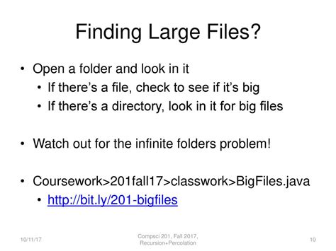 Compsci 201 Recursionpercolation Ppt Download