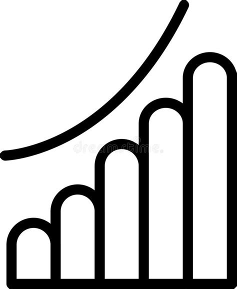 Upward Trend In Graph Vector Icon Stock Illustration Illustration Of