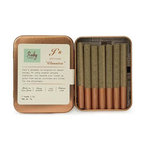 Ruby Farms Classics Grand Daddy Purple 7pk Artisan Pre Rolls 5g 5g Pre Rolls Ruby Farms