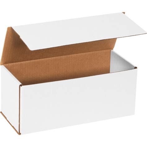 12 X 5 X 5 White Corrugated Mailers 50 Each Per Bundle W