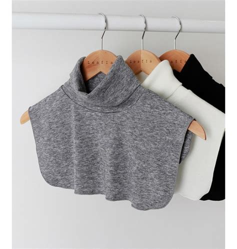 피치기모 여자 남자 성인 페이크 목폴라 터틀넥 겨울 레이어드 무지 이너 목보호 티몬