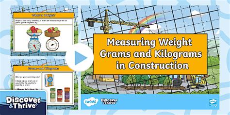 Construction Weight PowerPoint Lehrer Gemacht Twinkl