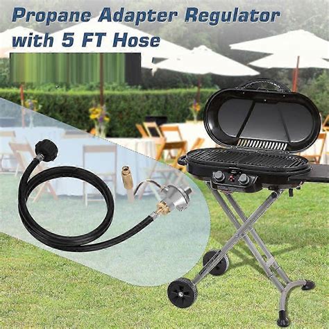 Grill Regulator And Propane Adapter Hose Set For Road Trip Barbecue Model C001 5010000743 Ideal