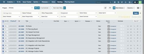 How Do I Edit Multiple User Stories At The Same Time Agile Development Project Management