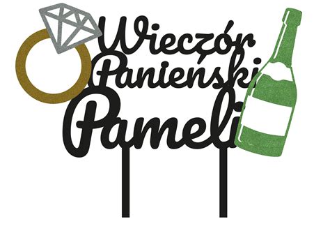 TOPPER NA TORT WIECZÓR PANIEŃSKI PIERŚCIONEK Allegro pl