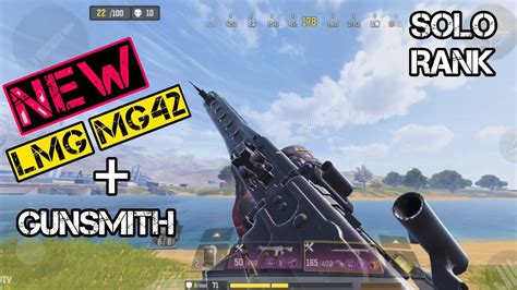 MG42 FULL GAMEPLAY GUNSMITH SOLO RANK BATTLE ROYALE GAMEPLAY CODM