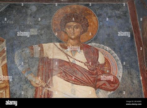Freska Od Sv Andreja Na Matka 69 Stock Photo Alamy