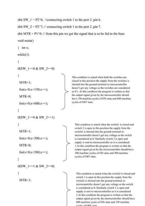 Doc Speed Control Of A Dc Motor Using Micro Controller 8051 Pdf