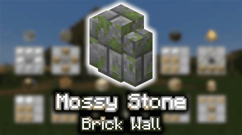 How To Make Mossy Stone Bricks In Minecraft Vrogue Co