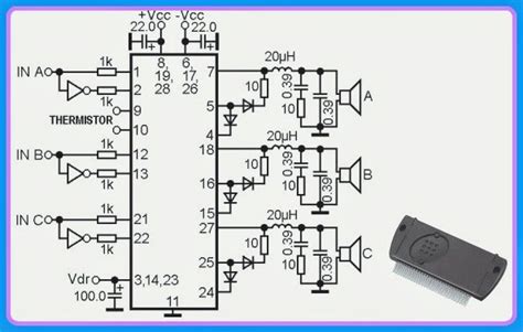 Tda7266sa Amplifier Circuit Diagram How To Make Tda 7266 Sa