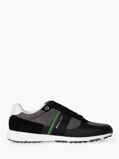 Paul Smith Huey Suede Trainers Black At John Lewis And Partners