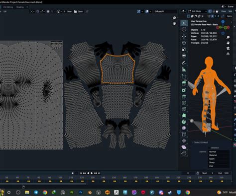 Artstation Free Humanoid Base Meshes Malefemale Rigged Body