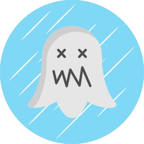 Ghost Flat Circle Icon Design 43894685 Vector Art At Vecteezy