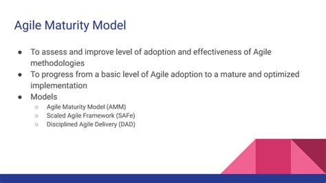 Agile Maturity Model Certified Scrum Master PDF