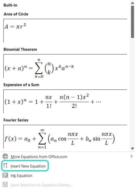 Inserting Charts And Equations Hausarbeiten
