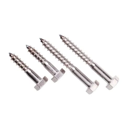 38 X 2 Lag Bolts Hex Head Stainless Steel Heavy Duty Wood Screws A2