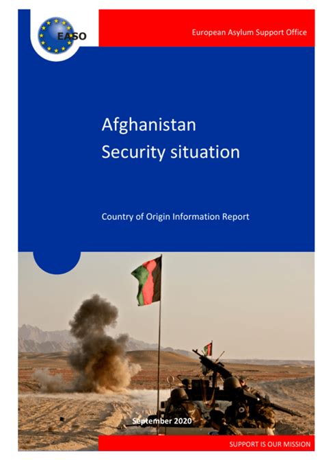 Easo Country Of Origin Information Report Afghanistan Security