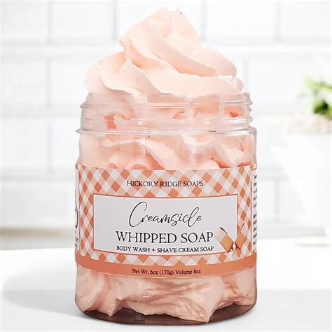 Creamsicle Fluffy Whipped Soap Whip Cream Soap Shave Soap Whipped