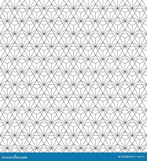 Seamless Geometric Vector Background Modern Abstract Pattern Stock