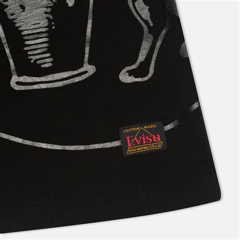 Мужская футболка Evisu Multi Everything Print, AU15HMTS3800H40J-0BLK