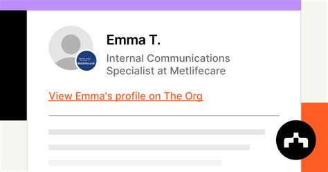 Emma T Internal Communications Specialist At Metlifecare The Org