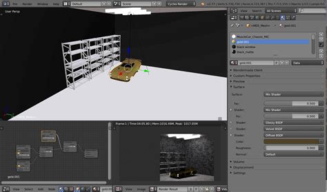 Materials Cycles Glossy Object Too Dark Background Too Bright