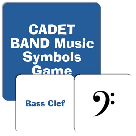 Cadet Band Music Symbols Game Match The Memory