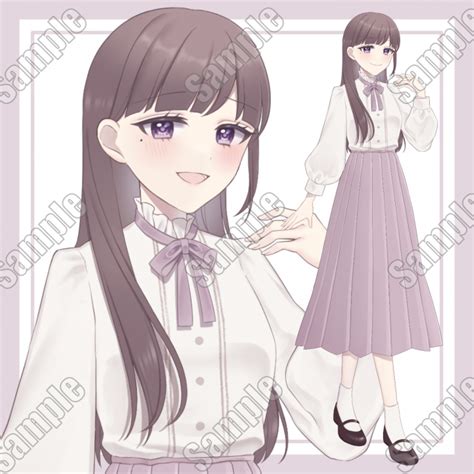 清楚系のお姉さん【表情6種類】清楚系のお姉さんです キャラクター ｜つなぐ