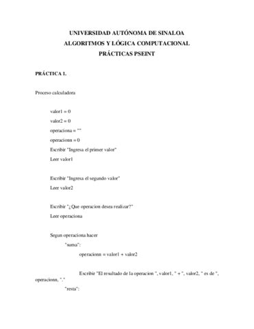 PRACTICAS PSEINT P Pdf
