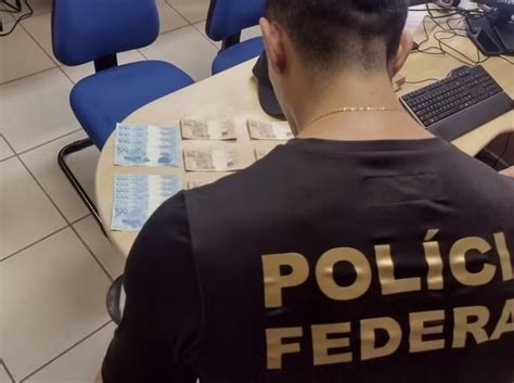 Pf Prende Homem Que Recebeu R 6 Mil Em Notas Falsificadas Na Região