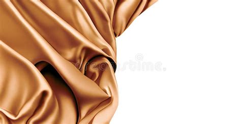 Abstract Smooth Elegant Fabric Silk Texture Of Soft Background Flowing Waves Textile Stock