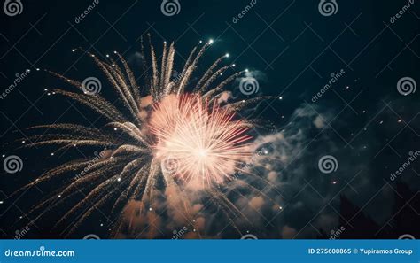 Fireworks Exploding In Vibrant Celebration Event Generated By Ai Stock Image Image Of Display