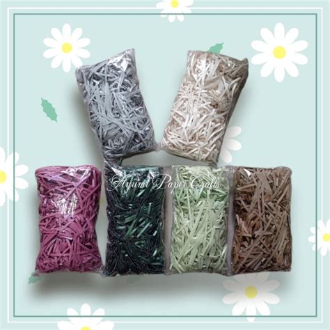 Jual Kertas Serut Cacah Shredded Paper Isian Kado Hampers Shopee