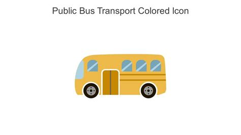 Public Bus Transport Colored Icon In Powerpoint Pptx Png And Editable Eps Format PPT Example