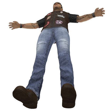 Biker Y4 3d Model 99 Max Fbx Free3d