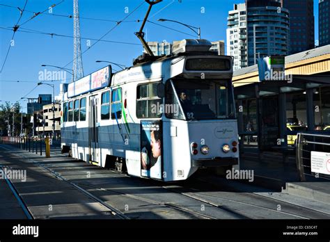 A Melbourne Tram Operated By The Yarra Trams Company In The City A