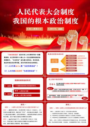 人民代表大会PPT模板 人民代表大会PPT模板下载 熊猫办公