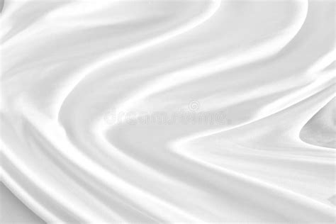 Soft White Fabric Abstract Curve Pattern Background Element Surface Textile Light Motion Stock
