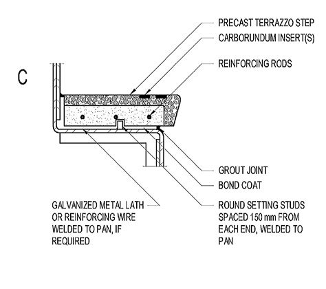 Specifying Precast Terrazzo Marble Stairs Stair Detail Steel Stairs